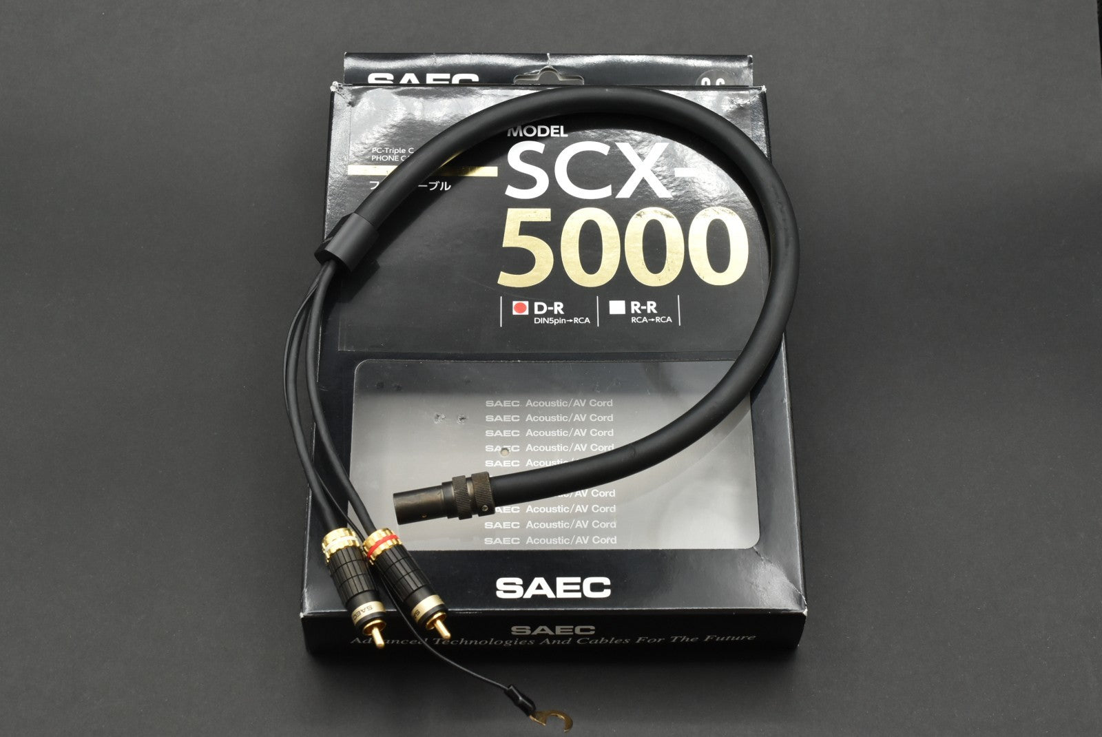 SAEC SCX-5000 D-R Tonearm Phono Cable Tonearm Cable | Samurai Audio